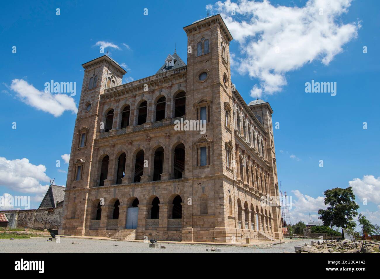 Africa, Madagascar, Antanananarivo, Tana. Queen's Palace. Rova of ...