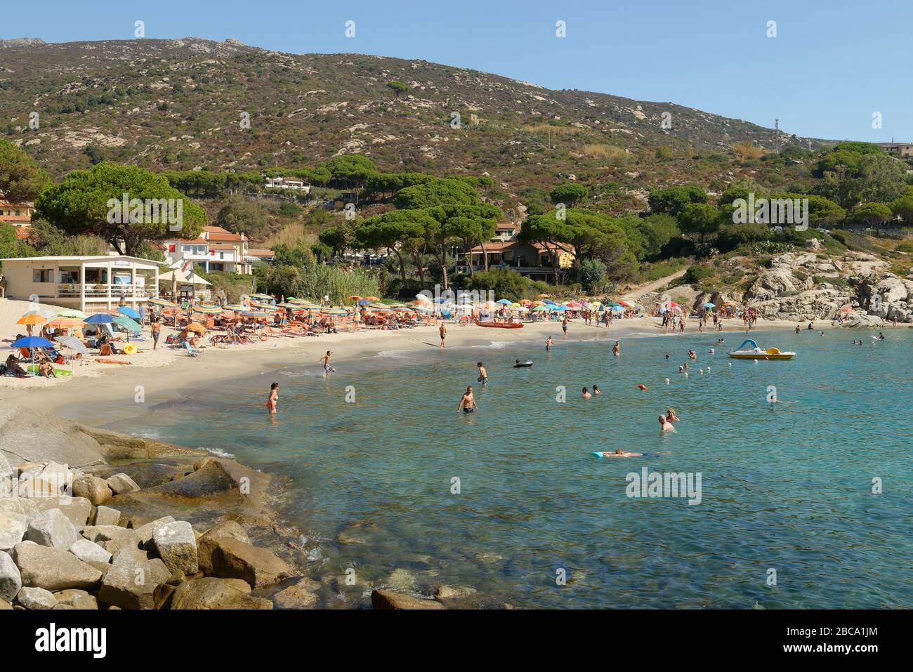 Seccheto Beach, Elba Island, National Park of the Tuscan Archipelago ...