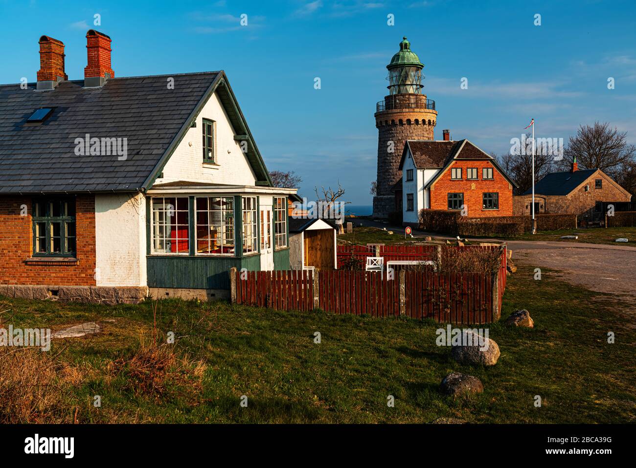 Hammeren Fyr lighthouse, Bornholm Island, Dänemark Stock Photo - Alamy