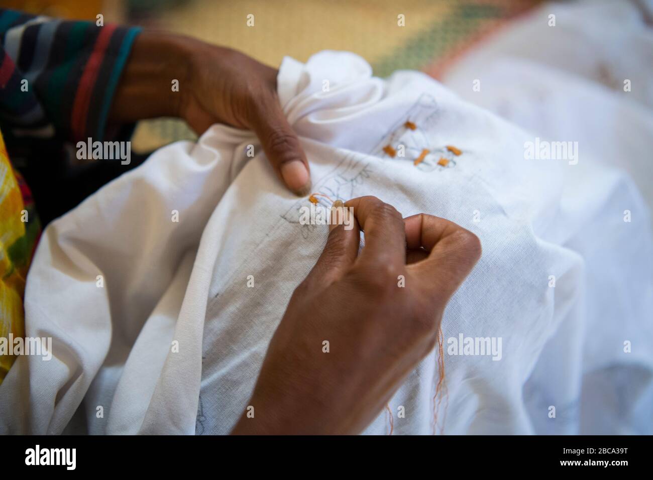Africa, Madagascar, Ambositra city. The Zafimaniry tribe people are the ...