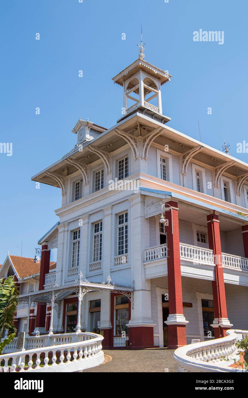 Africa, Madagascar, Ambositra city. Buildings in town Stock Photo - Alamy