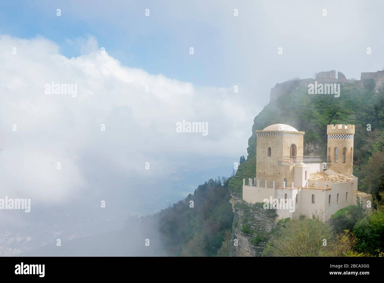 Venus Castle, Erice, Sicily, Italy Stock Photo - Alamy