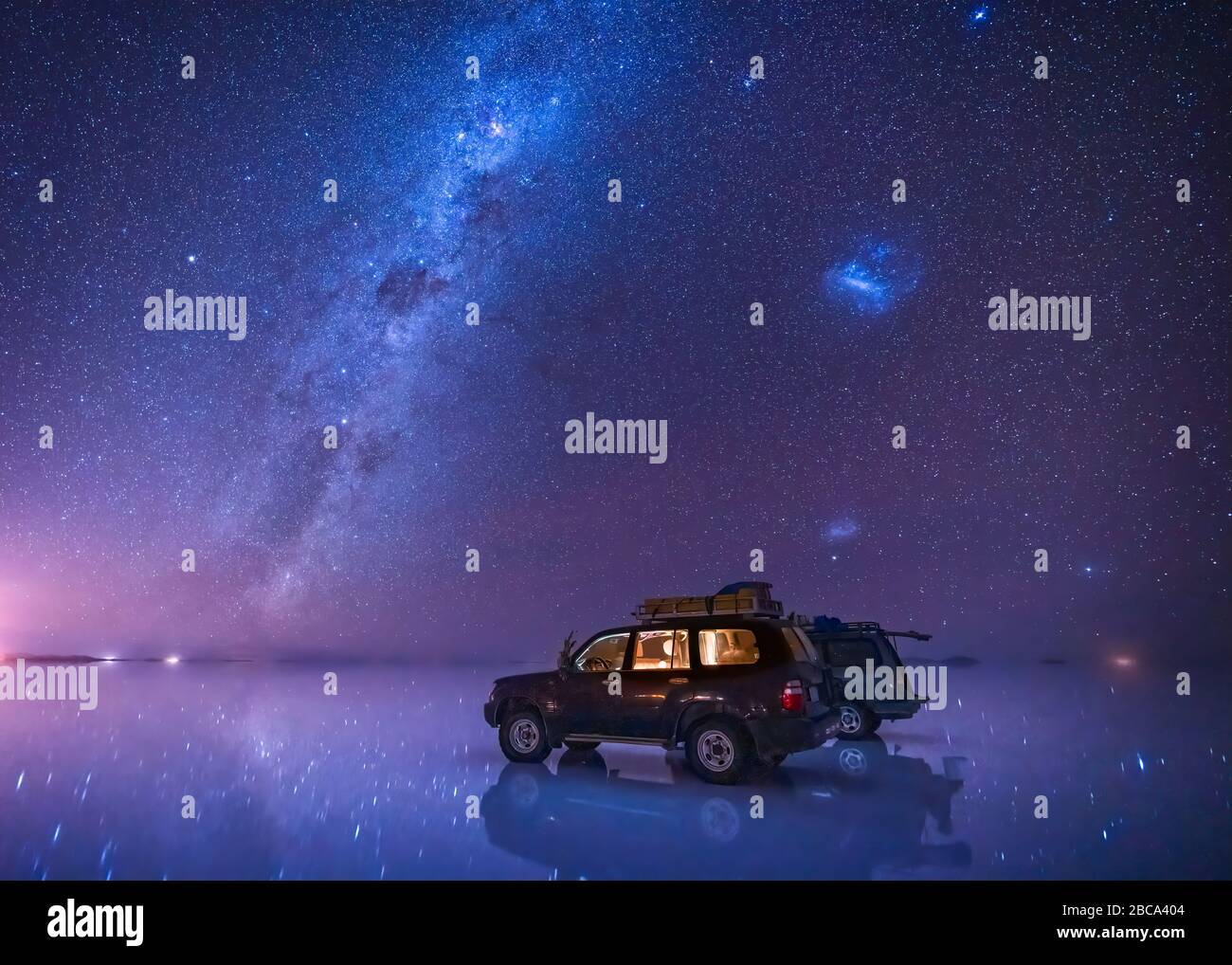 Night sky reflection hi-res stock photography and images - Alamy
