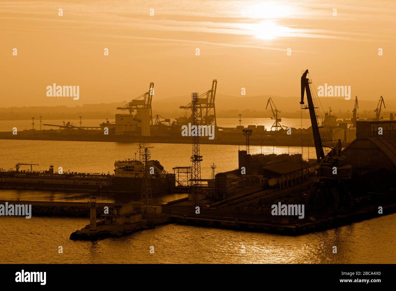 Port of Burgas,Bulgaria,Eastern Europe Stock Photo - Alamy
