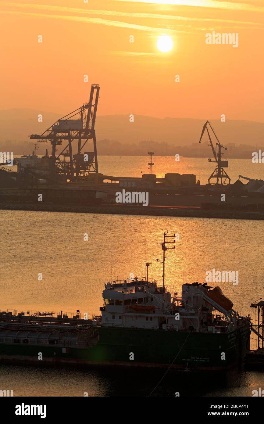 Port of Burgas,Bulgaria,Eastern Europe Stock Photo - Alamy