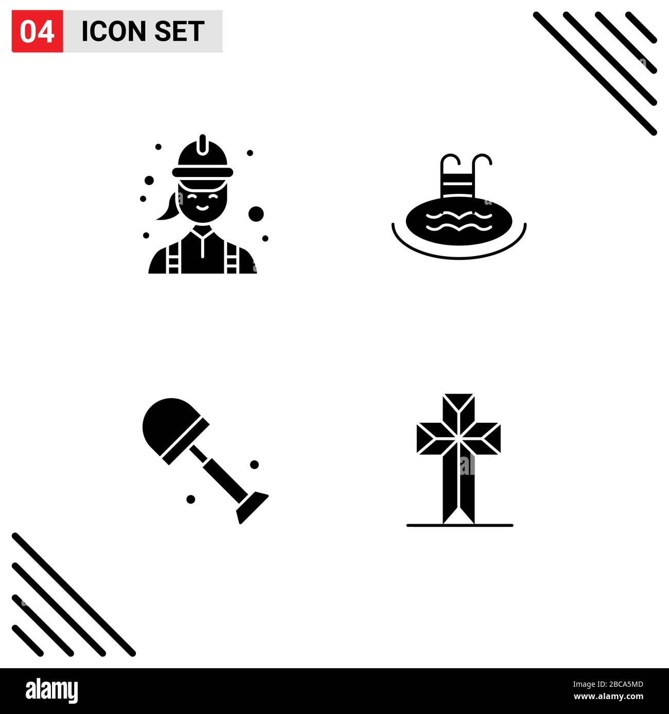 Female swimming pool Stock Vector Images - Alamy