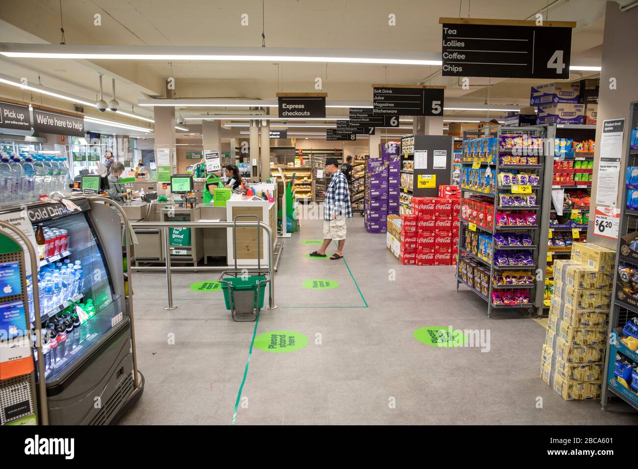 Australian supermarket checkouts hi-res stock photography and images ...