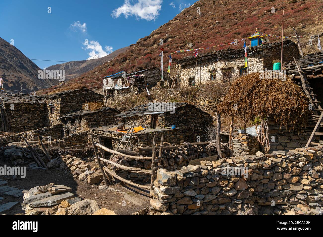 Samdo in Nepal Stock Photo - Alamy