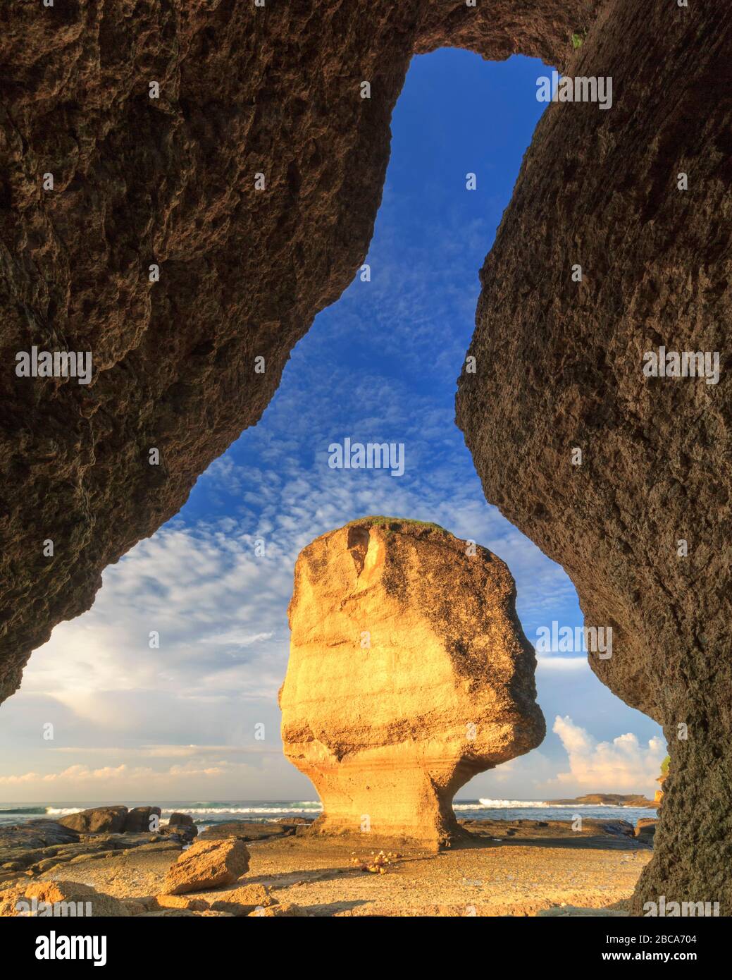 the beauty of the batu payung, a very famous location in Kuta Lombok ...