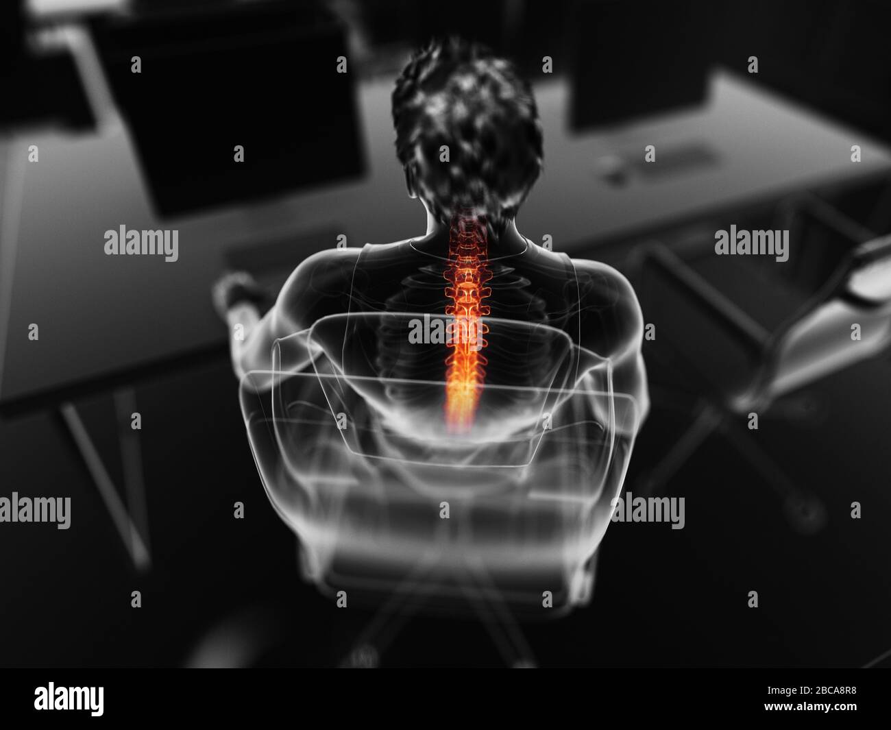 Black man backache hi-res stock photography and images - Alamy