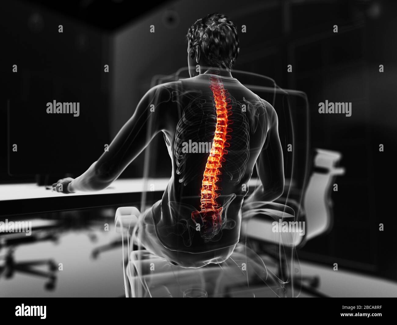Man with backache hi-res stock photography and images - Alamy
