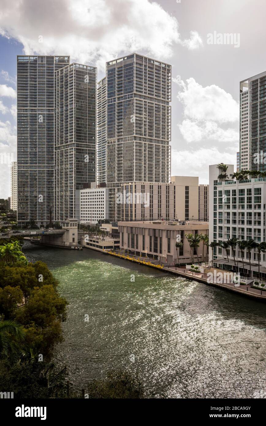 The Miami River. Miami. Florida. USA Stock Photo - Alamy