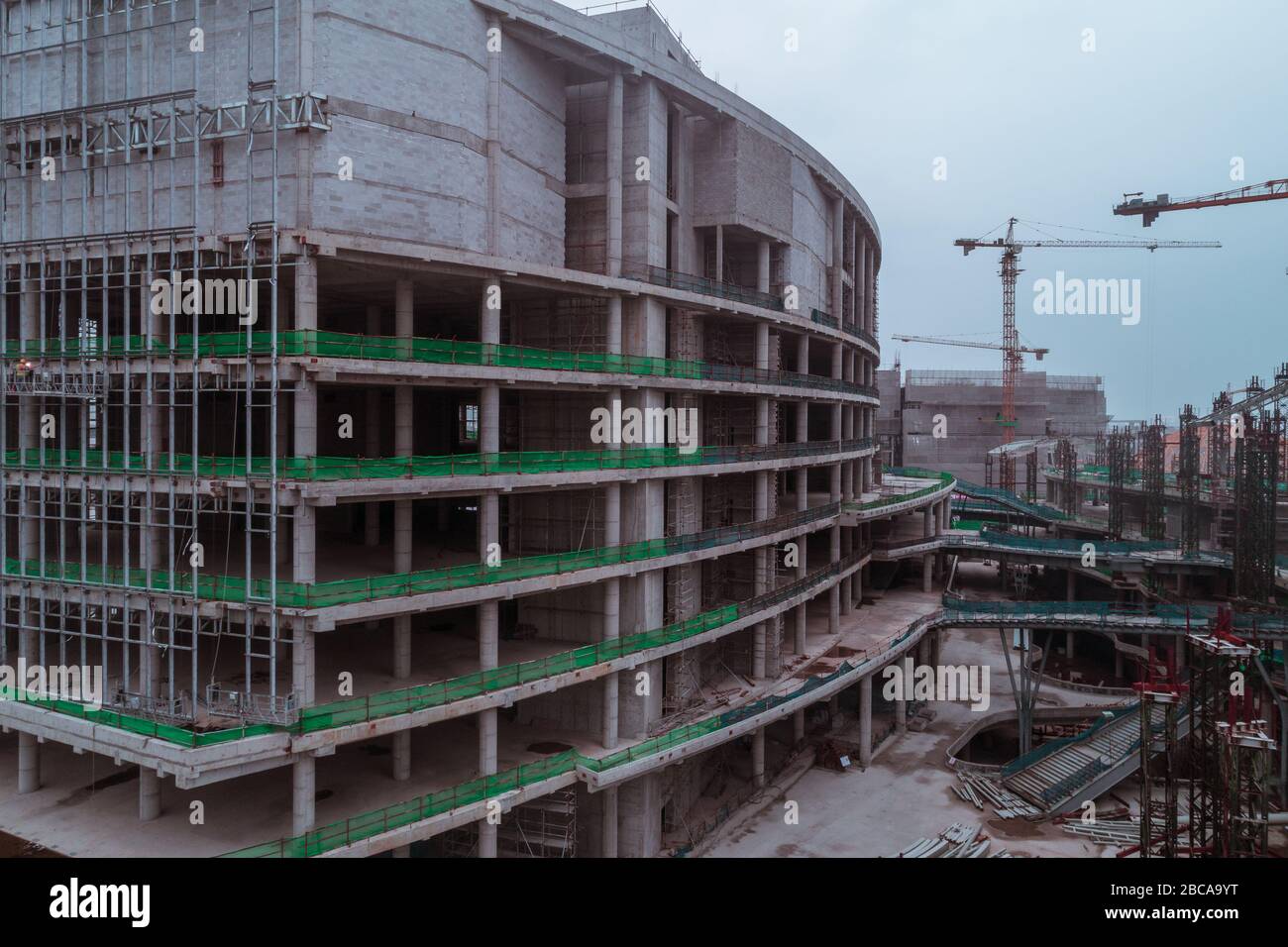 Modern buildings under construction Stock Photo - Alamy