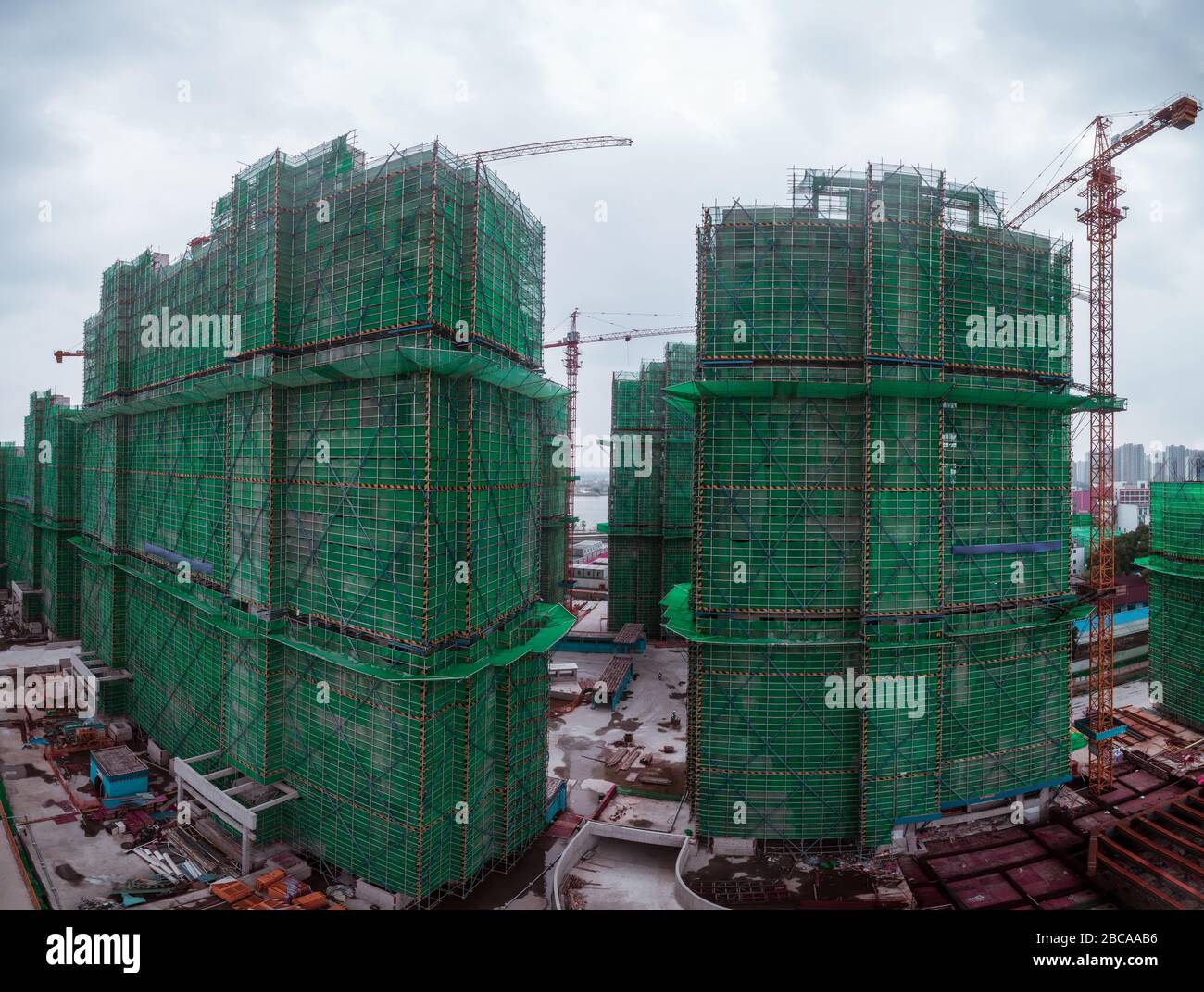 Modern buildings under construction Stock Photo - Alamy