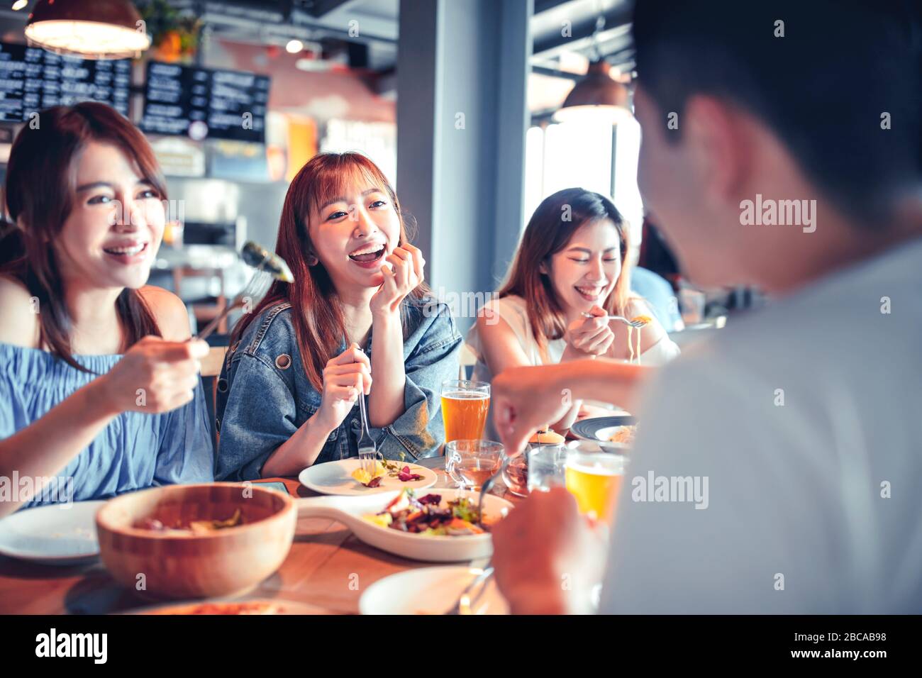 Happy festival group hi-res stock photography and images - Alamy