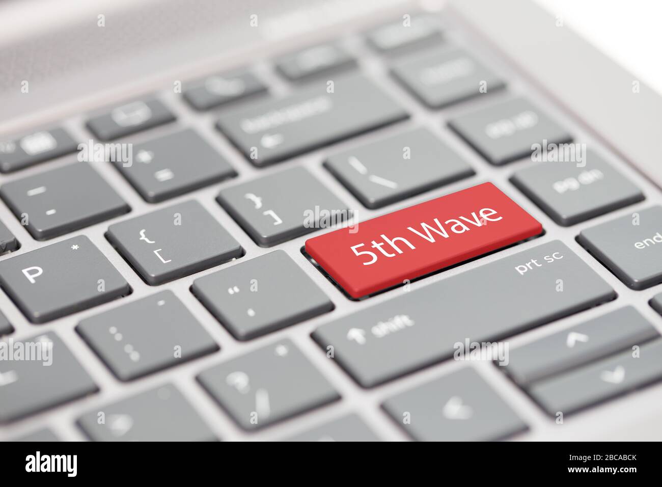 A set of first second third forth fifth wave enter key on keyboard ...