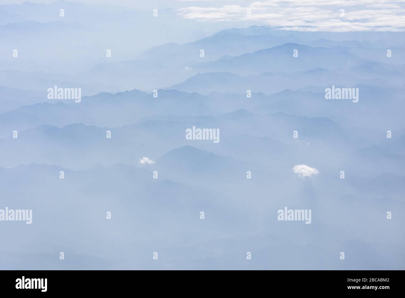 layers of mountain landscape Stock Photo - Alamy