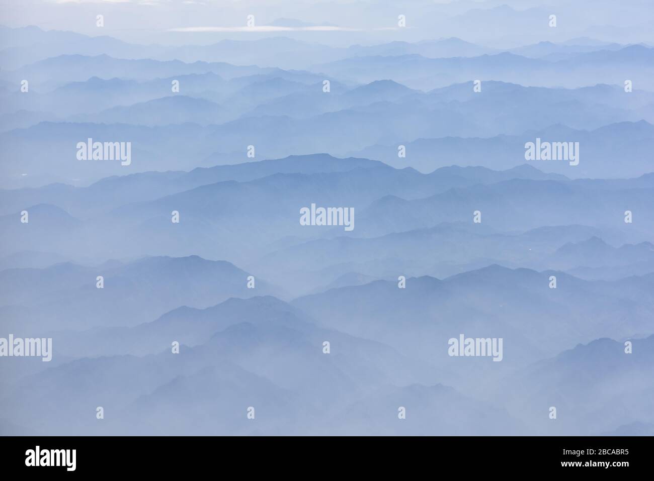 layers of mountain landscape Stock Photo - Alamy