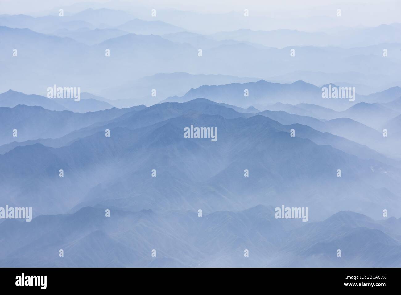 layers of mountain landscape Stock Photo - Alamy