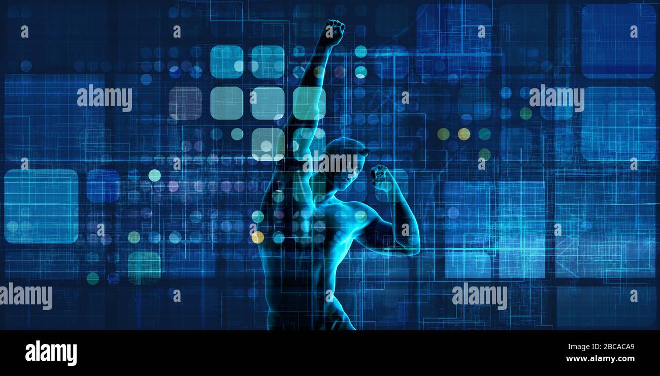 Digital Health System Software and Body Technology as Concept Stock ...