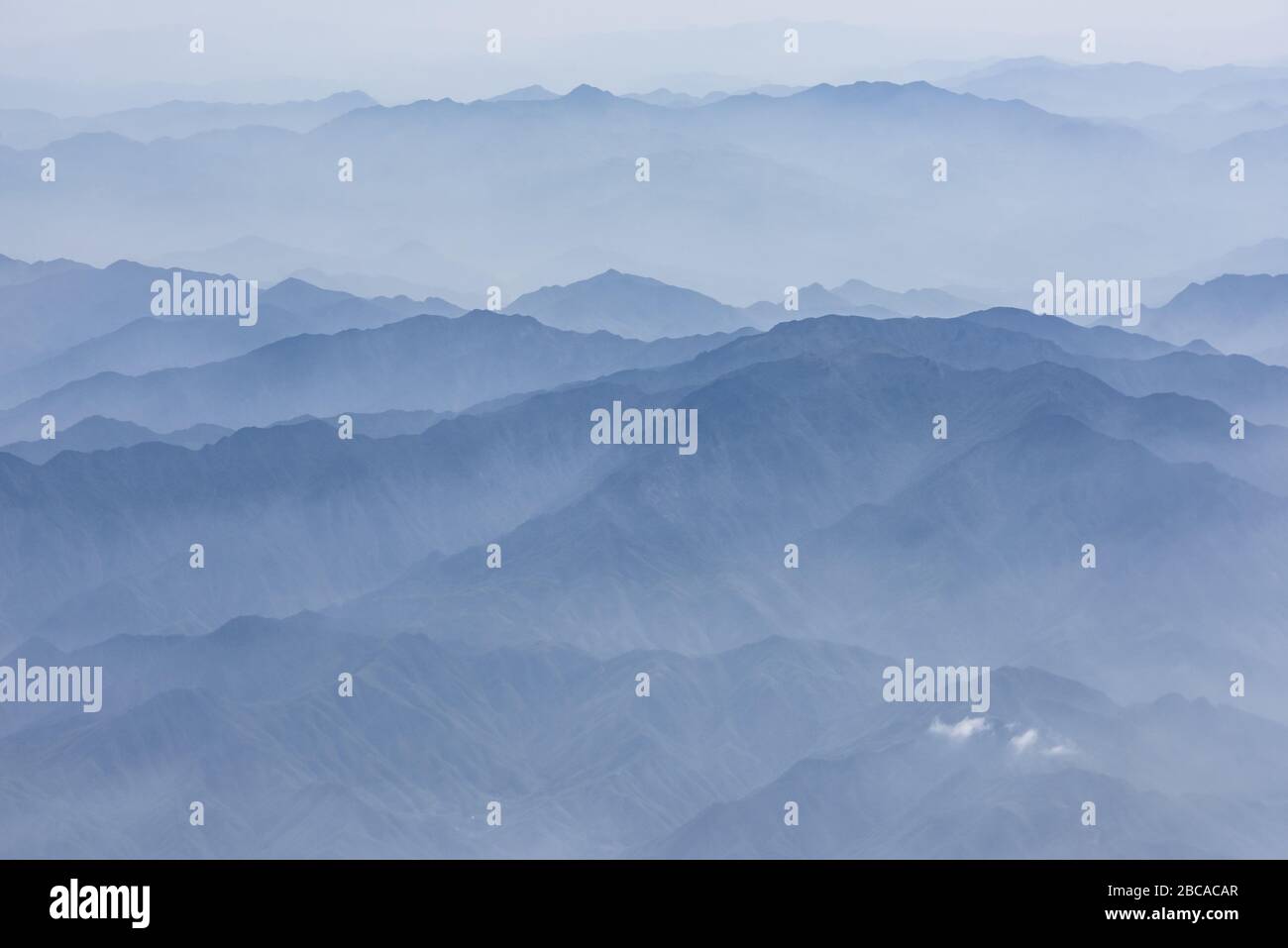 layers of mountain landscape Stock Photo - Alamy