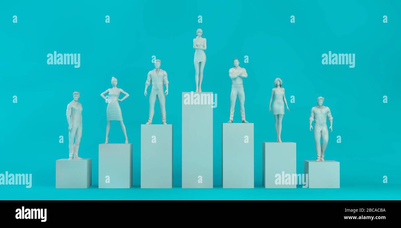 Leadership Skills and Strong Business Management People Concept Stock ...