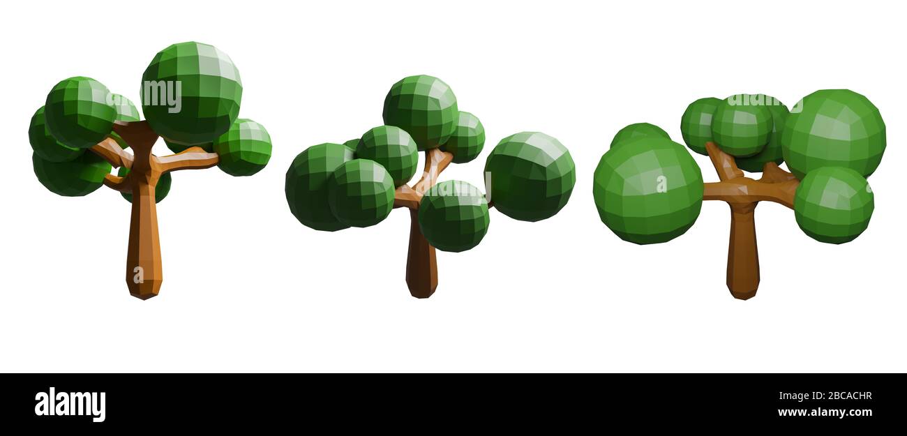 Polygon tree hi-res stock photography and images - Alamy