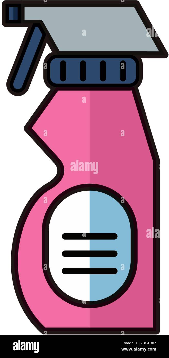 disinfectant spray bottle product flat style Stock Vector Image & Art ...