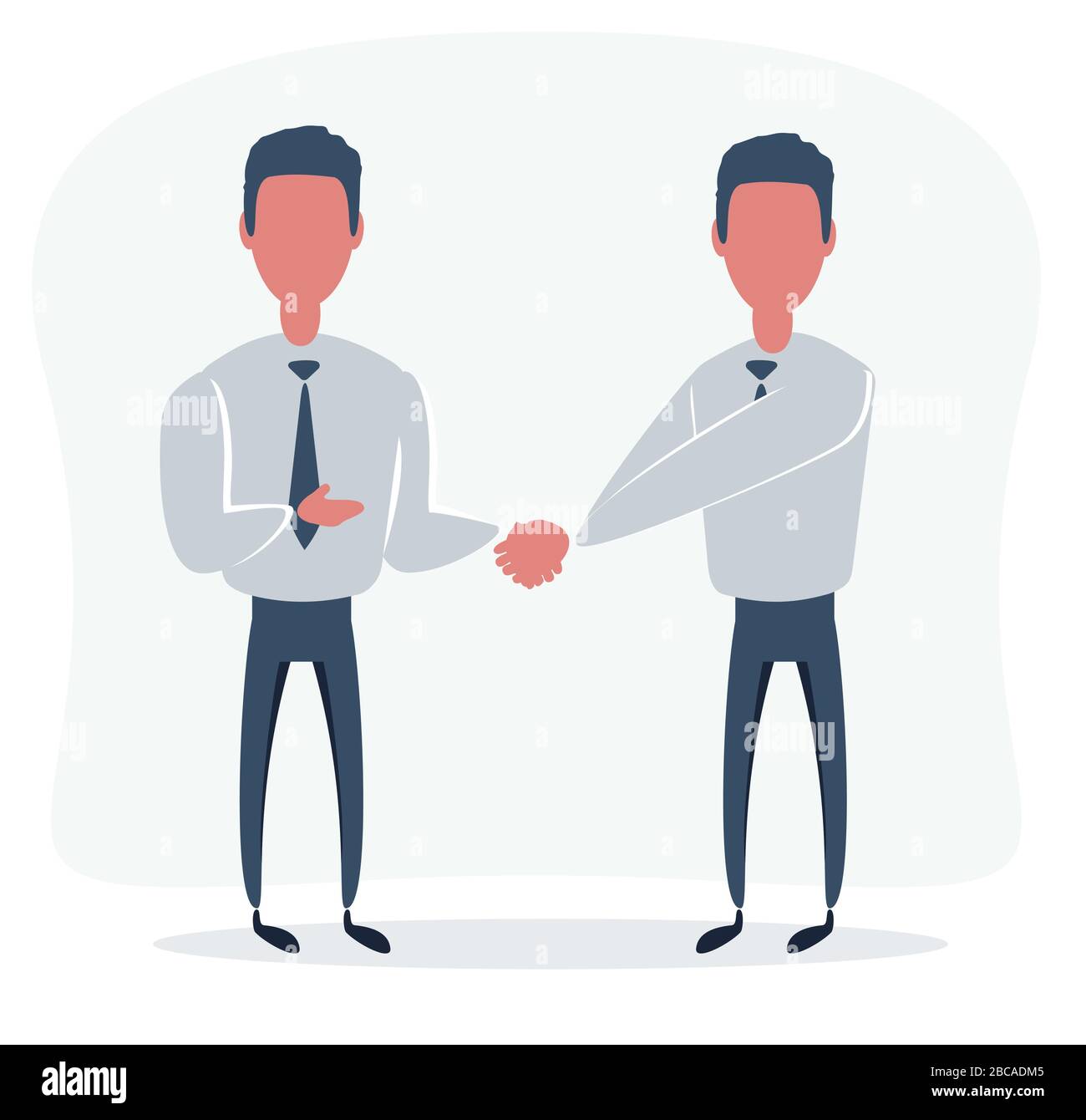 Two men in formal Stock Vector Images - Alamy