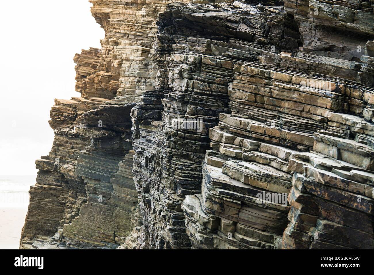 Spain, north coast, Galicia, national park, cathedral beach, natural ...