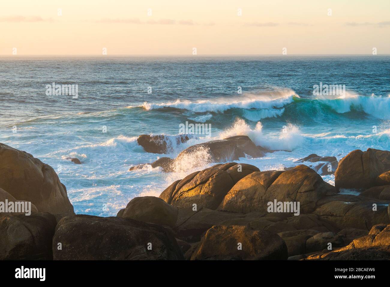 Spain, north coast, Galicia, Costa da Morte, Muxia, place of pilgrimage ...