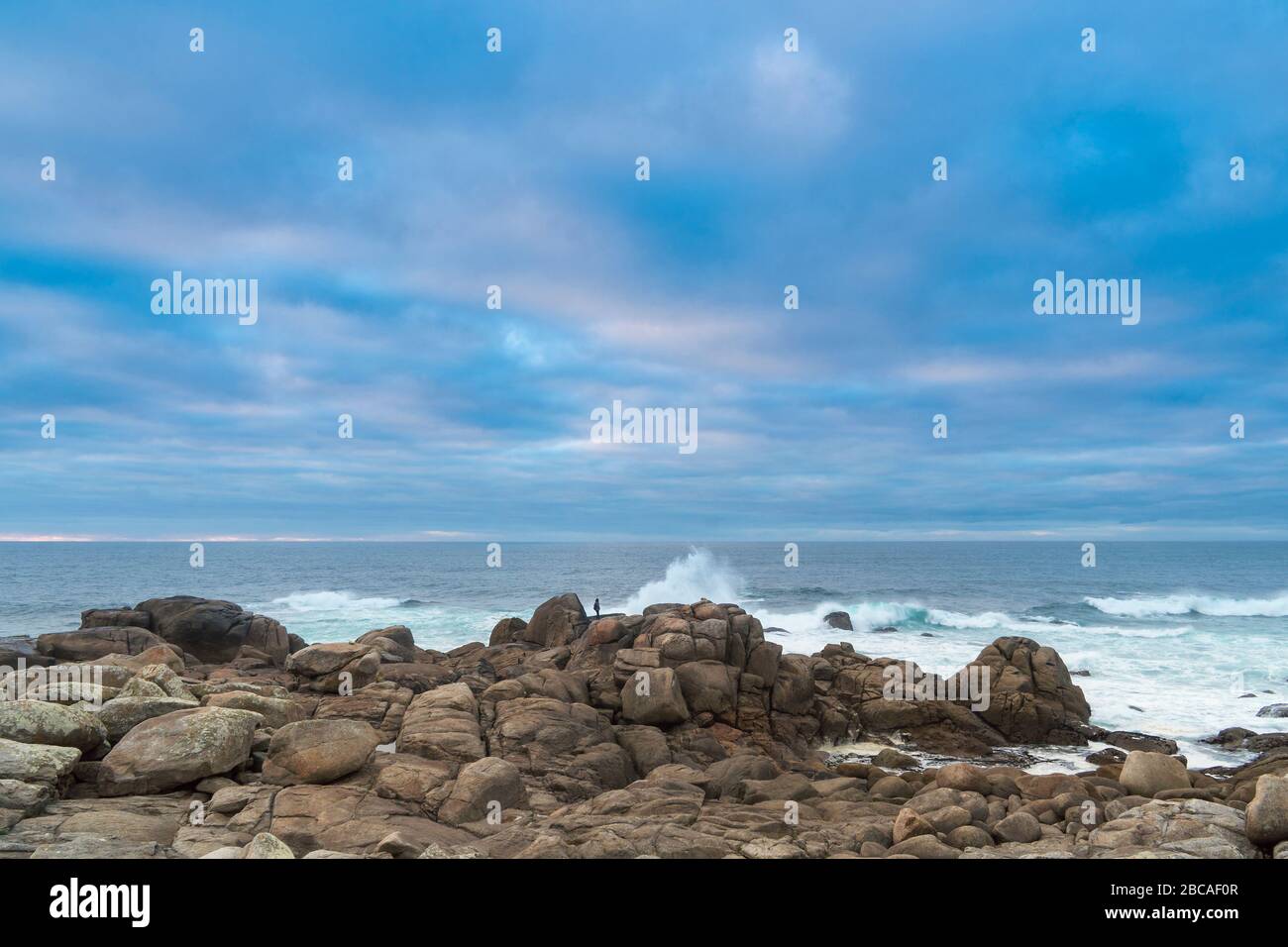 Spain, north coast, Galicia, Costa da Morte, Muxia, place of pilgrimage ...