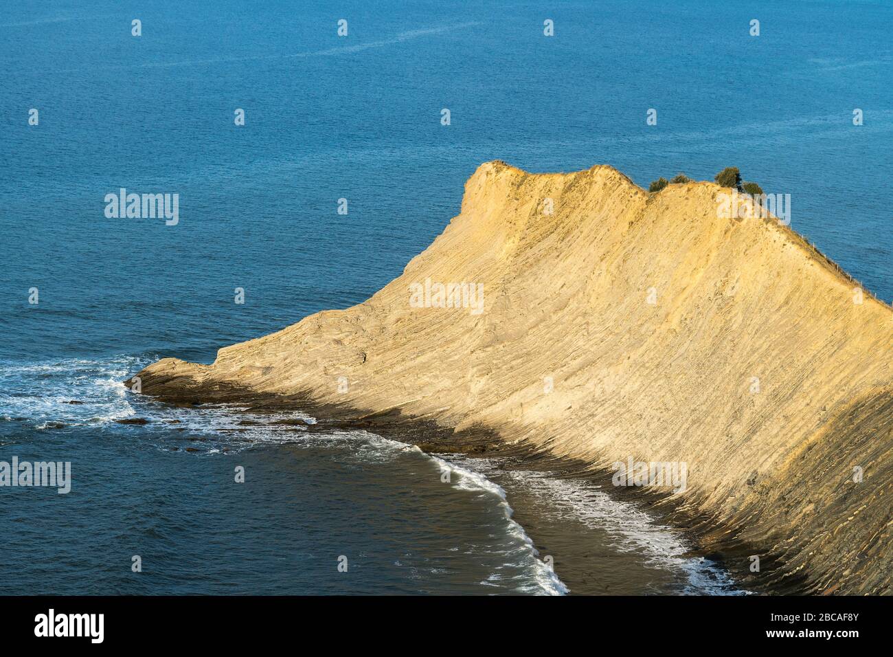 Spain, north coast, Basque Country, Flysch route, Unesco geopark ...