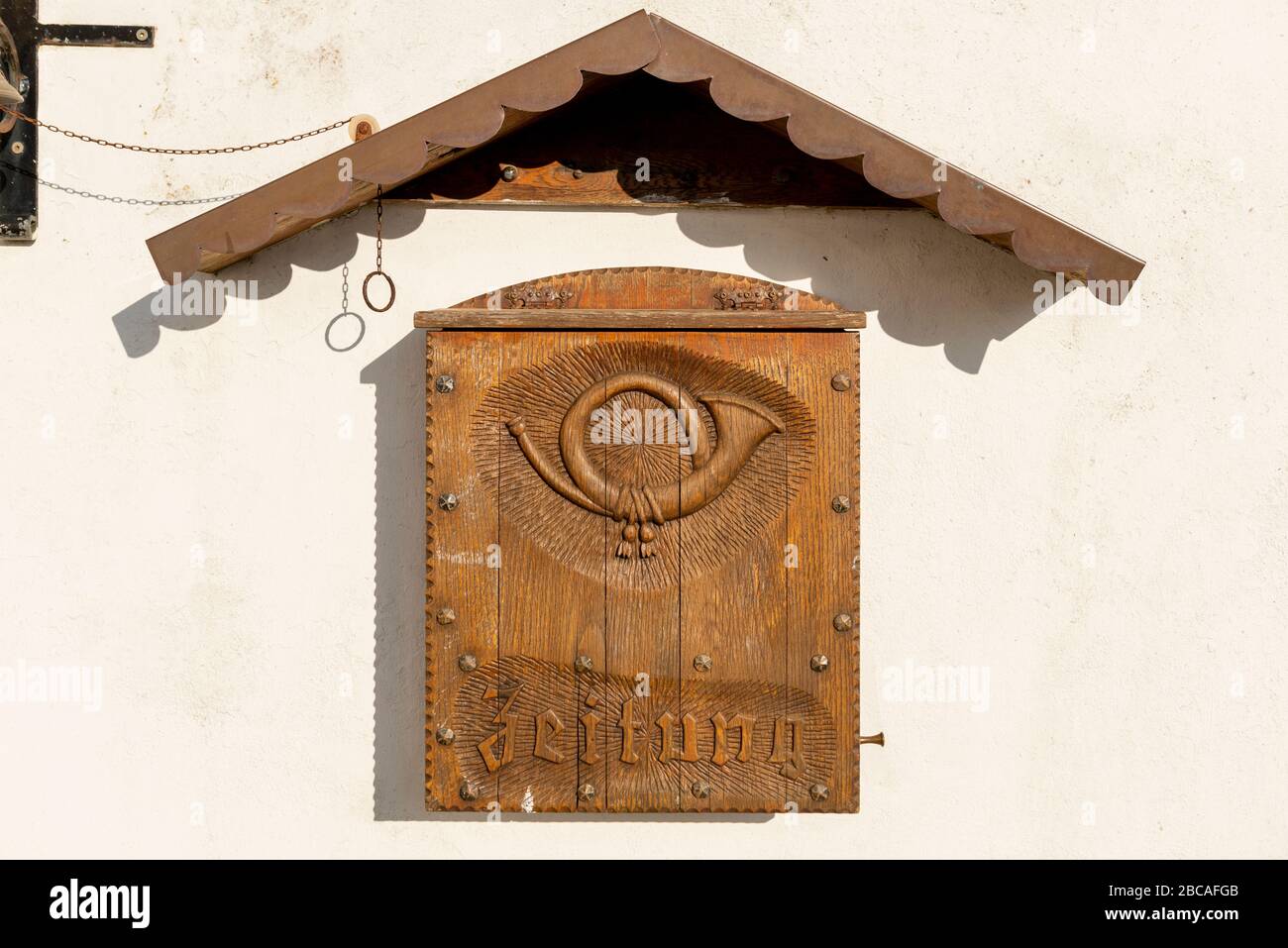 Wooden mail box Stock Photo - Alamy