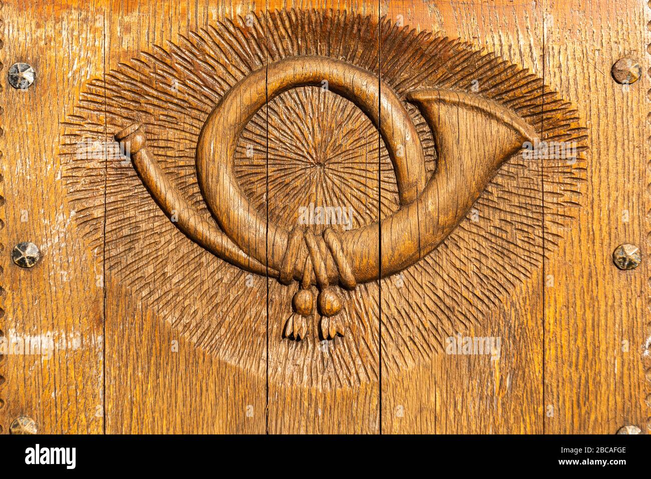 Wooden mail box Stock Photo - Alamy