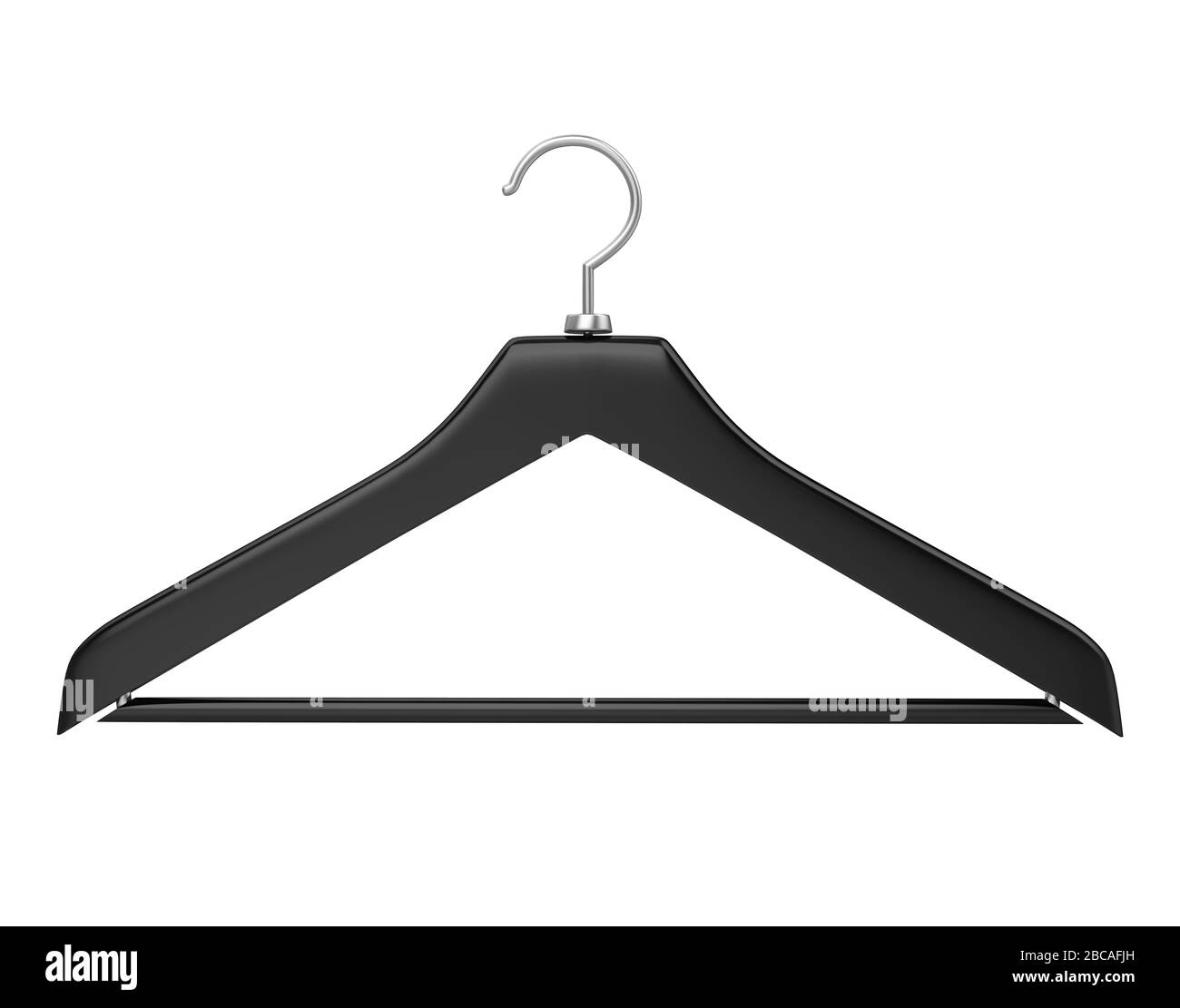 Black wooden hanger hi-res stock photography and images - Alamy