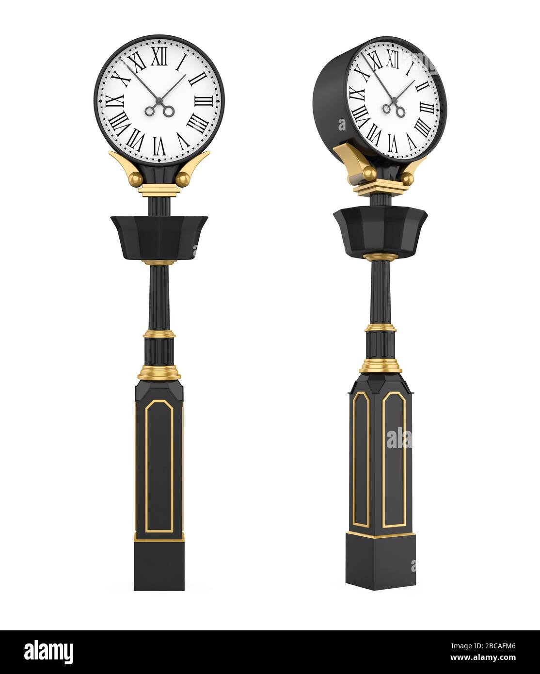 Vintage old town street Cut Out Stock Images & Pictures - Alamy