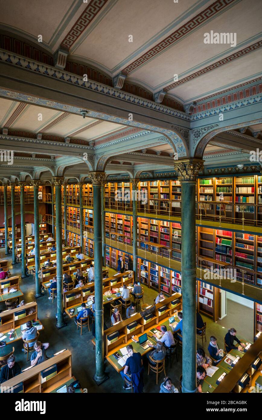 Sweden, Stockholm, Royal Library, historic interior Stock Photo - Alamy