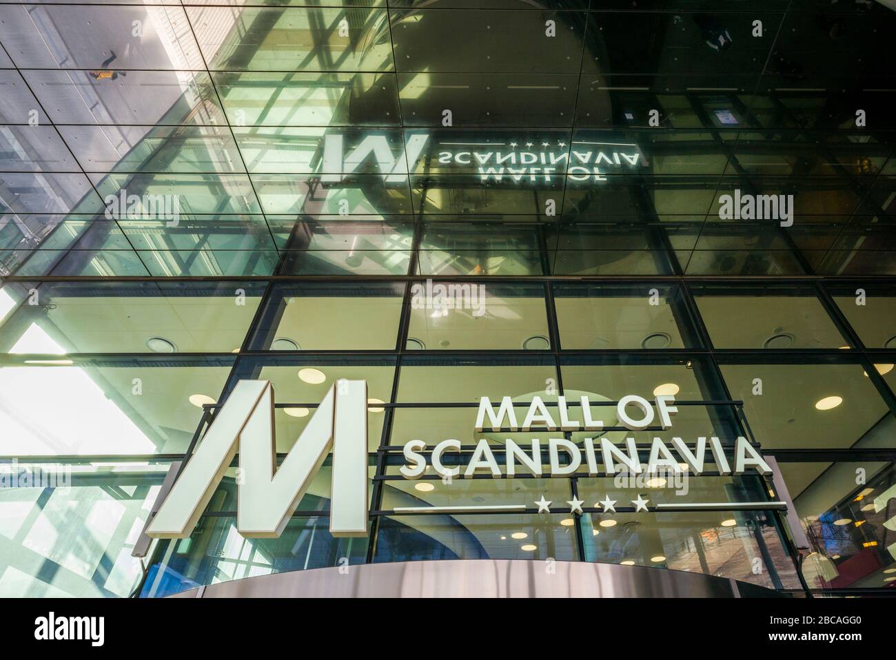 Sweden, Stockholm, Mall of Scandinavia, exterior Stock Photo - Alamy
