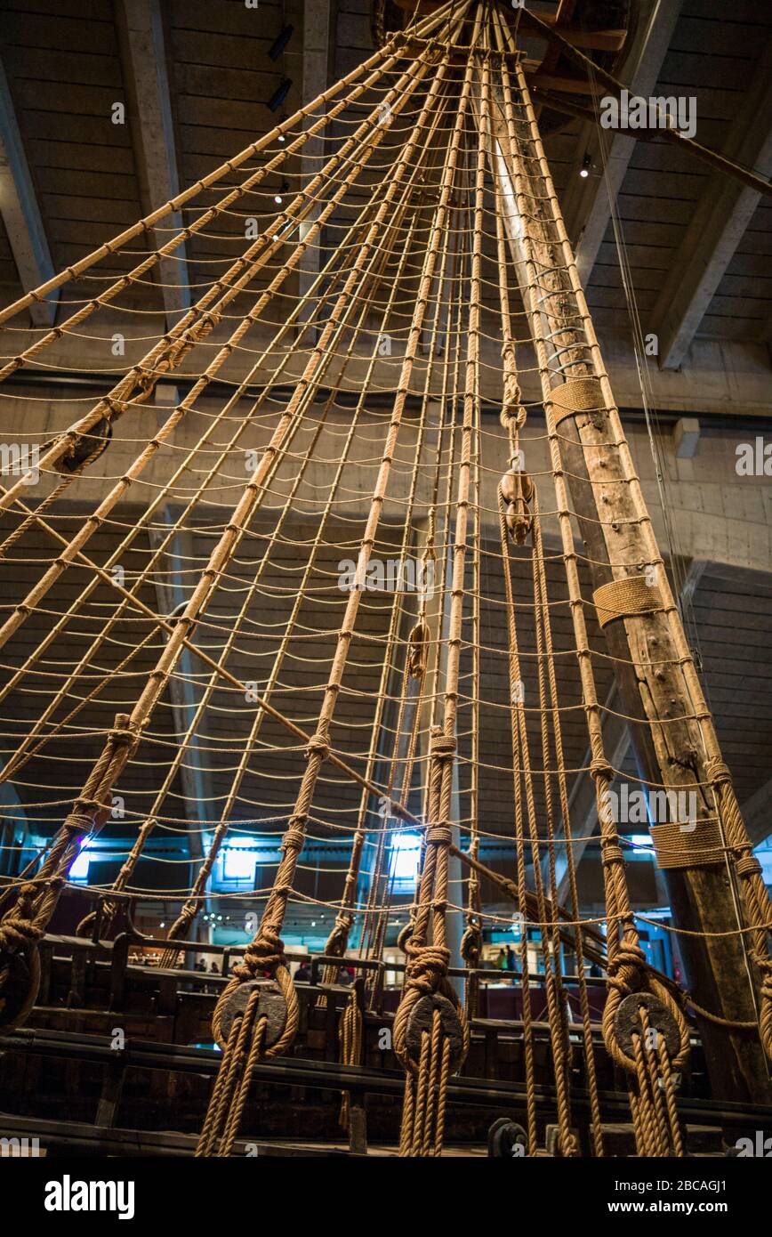 Sweden, Stockholm, Djurgarden, Vasamuseet, museum containing a 17th ...