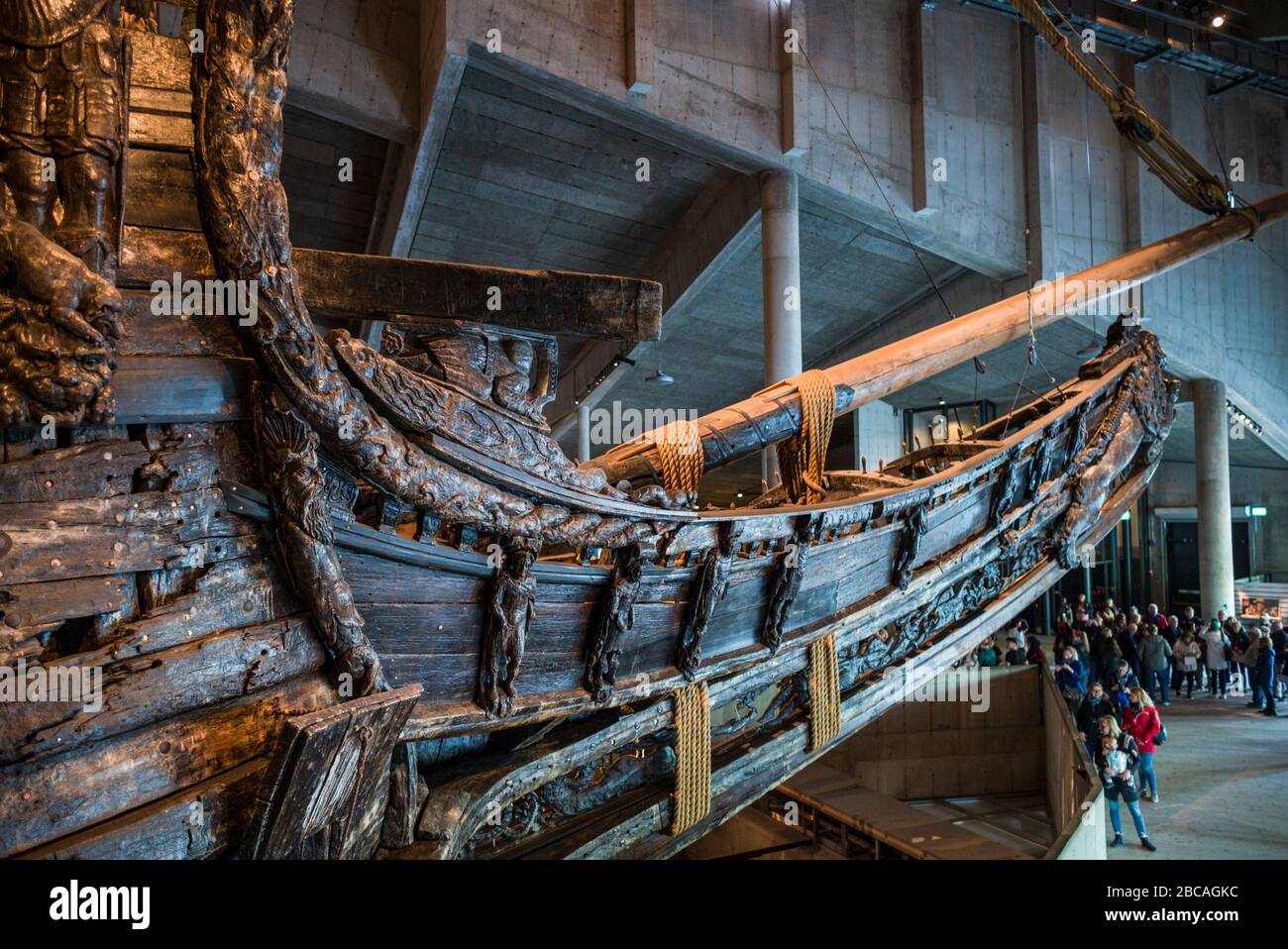 Sweden, Stockholm, Djurgarden, Vasamuseet, museum containing a 17th ...