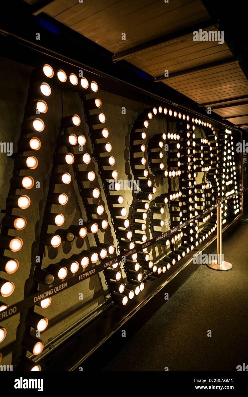 Sweden, Stockholm, Djurgarden, ABBA Museum, museum to the Swedish pop ...