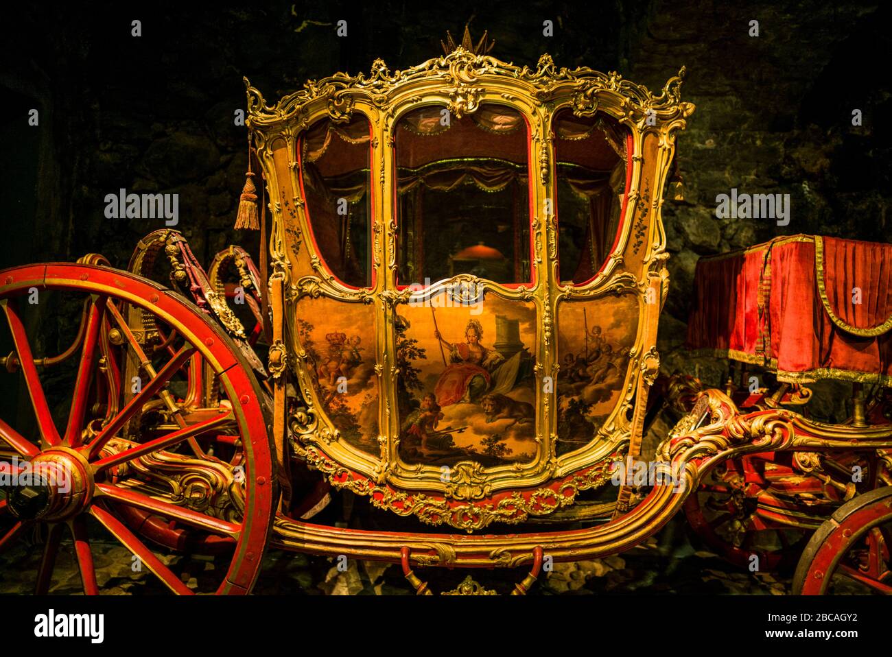 Sweden, Stockholm, Gamla Stan, Old Town, Royal Palace, Royal Coach ...
