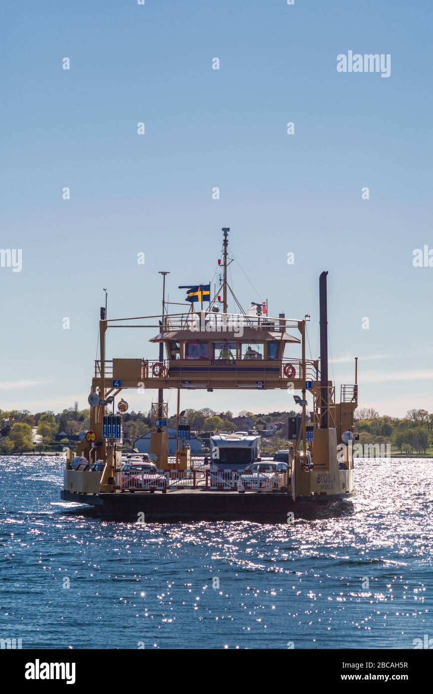 Sweden, Faro Island, Broa, Gotland-Faro island ferry Stock Photo - Alamy