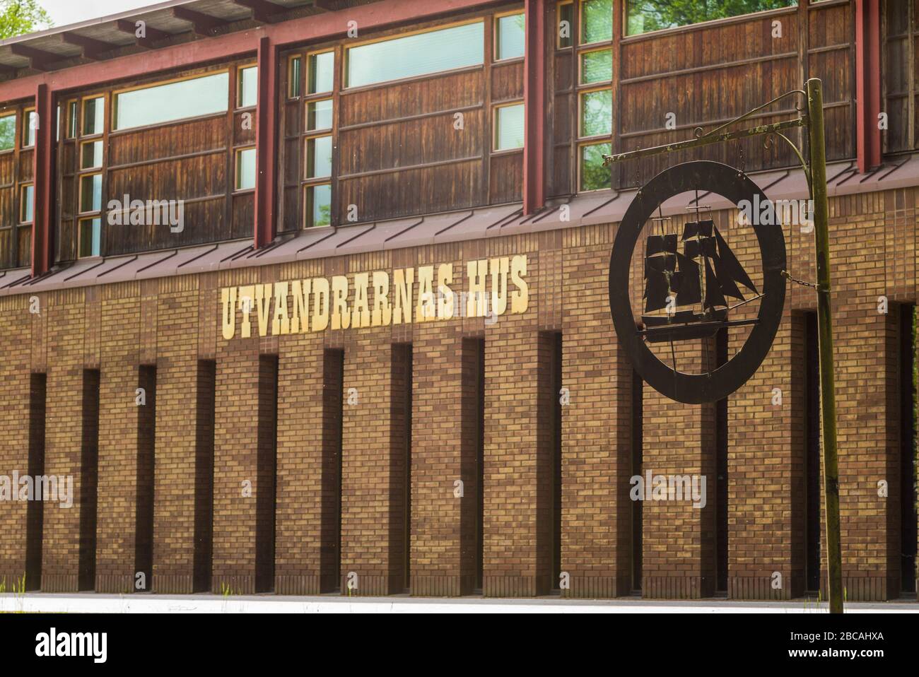 Sweden, Southeast Sweden, Vaxjo, Utvandrarnas Hus, museum of Swedish ...