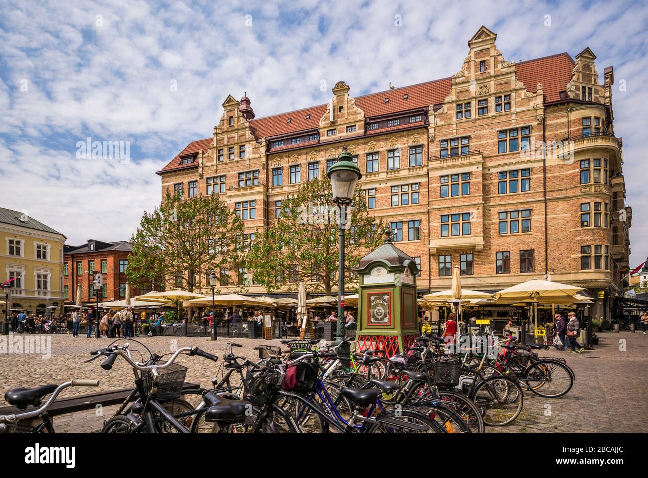 Sweden, Scania, Malmo, Lilla Torg square Stock Photo - Alamy