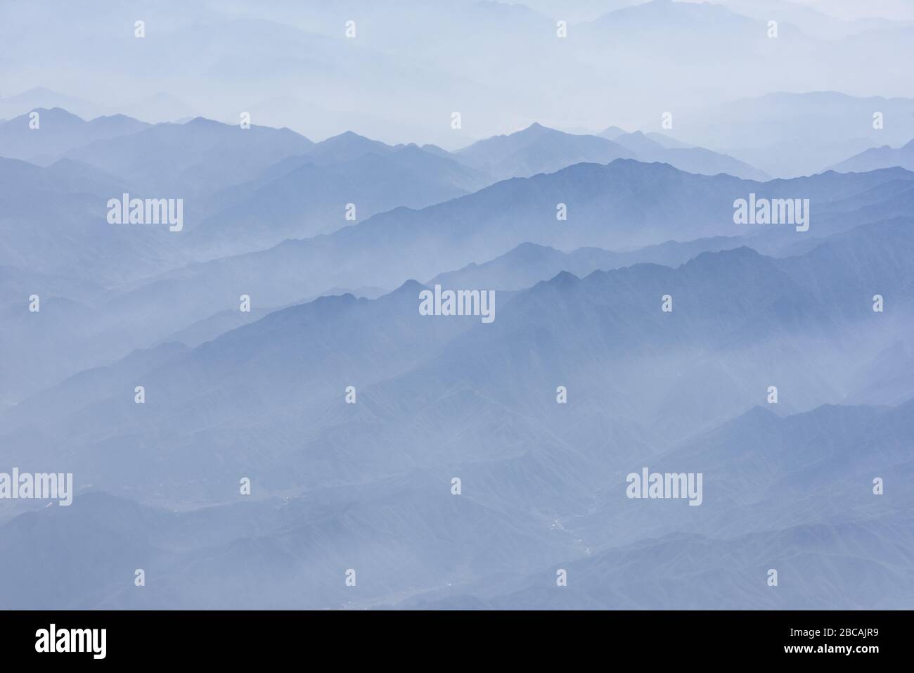 layers of mountain landscape Stock Photo - Alamy