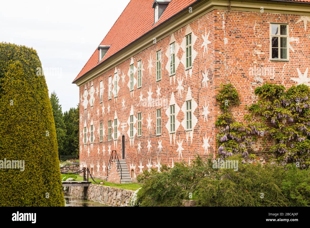 Sweden, Scania, Molle, Krapperups Slott castle, ancient home of the ...