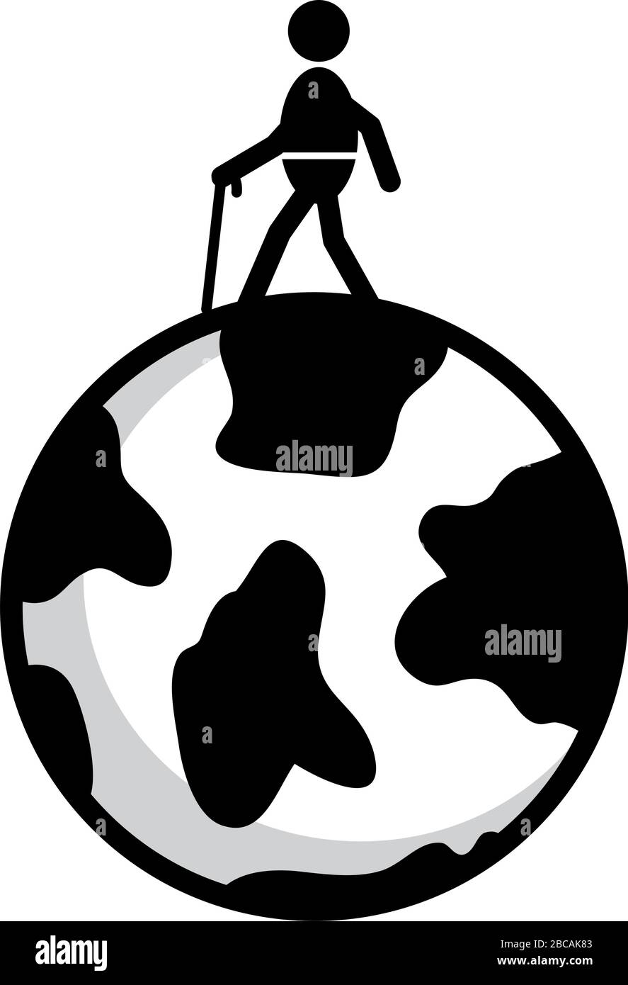 Elderly black man fun Stock Vector Images - Alamy