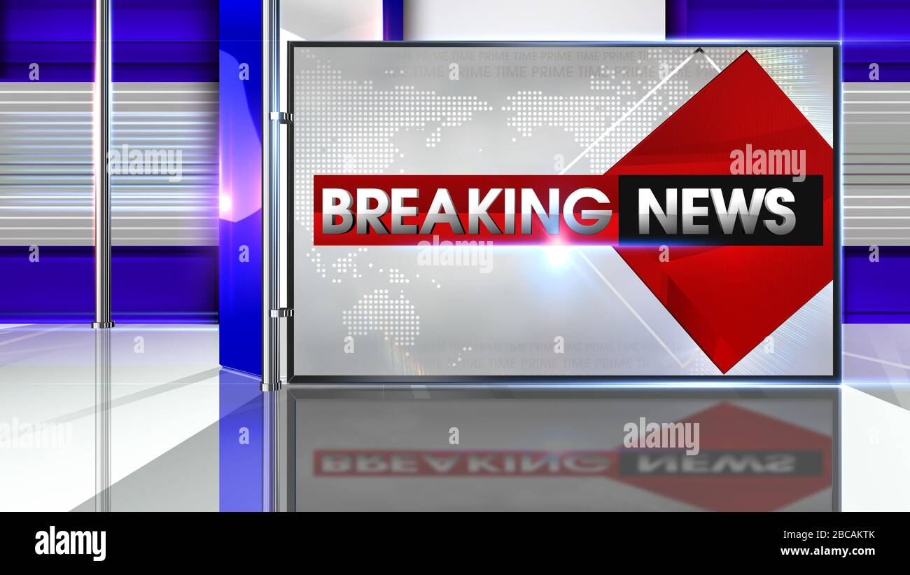 Breaking news Virtual set studio for chroma footage Realize your vision ...